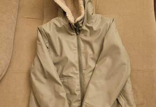 Куртка Zara size 8, рост 128 иск мех