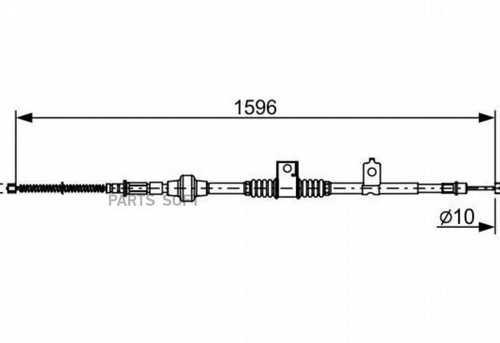 Bosch 1987482520 Трос стоян тормоза