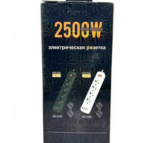 Сетевой Фильтр mans TOR (MN-F24U) MAX 2500W