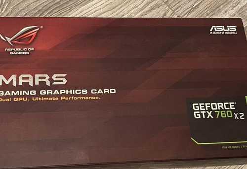 Видеокарта Asus ROG GeForce GTX 760 mars 760-4GD5