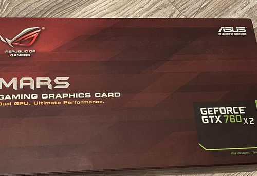 Видеокарта Asus ROG GeForce GTX 760 mars 760-4GD5