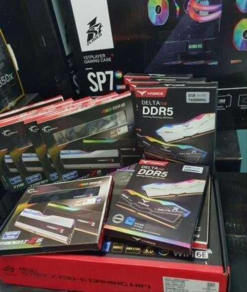 Оперативная память ddr5 32/64 и другие