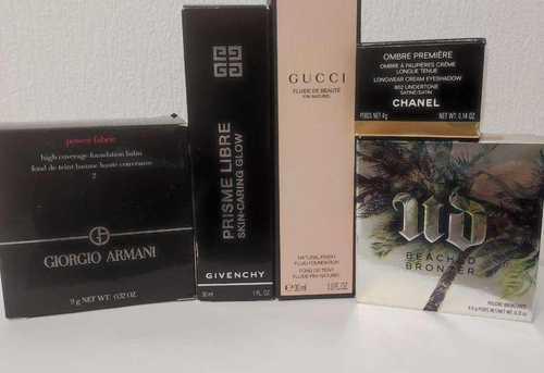 Giorgio Armani, Givenchy, Gucci, Urban Decay