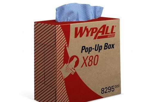 Протирочный материал в коробке WypAll X80 голубой