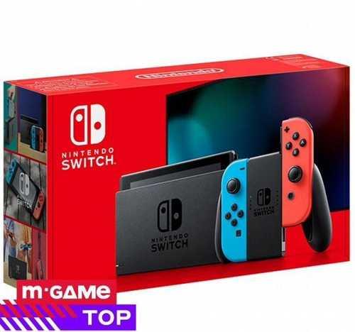 Игровая консоль nintendo switch синий/красный