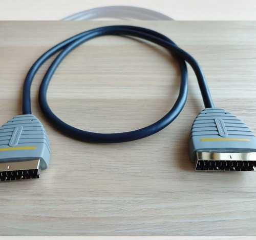 Кабель Bandridge scart(M) -scart(M) 1м