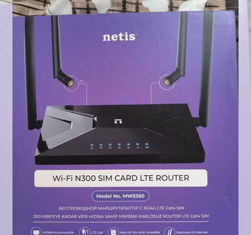 Wifi роутер 4g модем netis