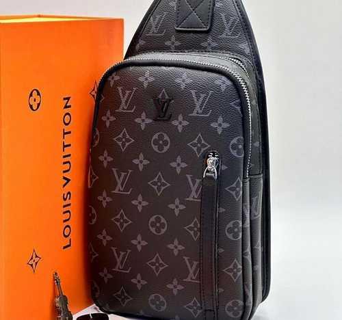 Сумка мужская Louis Vuitton натуральная кожа