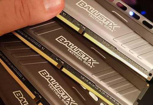 Оперативная память DDR4 Crucial ballistix 16gb