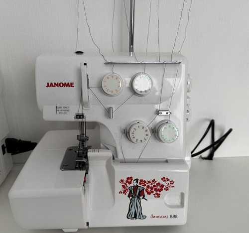 Оверлок Janome Samurai 888