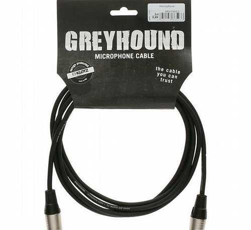 GRG1FM01.0 Greyhound Кабель микрофонный XLR, 1м, K