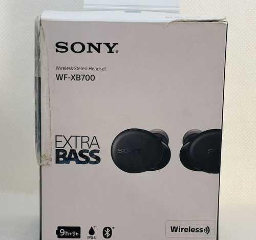 Беспроводные наушники sony WF-XB700 Black