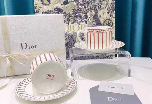 Чайная пара Dior Red (4 предмета)