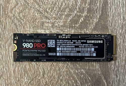 Samsung 980 PRO 500 гб