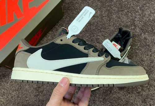 Кроссовки nike air jordan 1 low travis scott