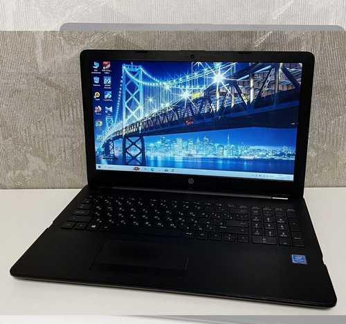 Ноутбук HP для работы, гарантия, 4 ядра, SSD