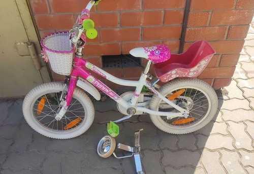 Детский велосипед Puddn 16 для девочки