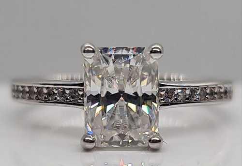 Кольцо с бриллиантом (муассанитом)
