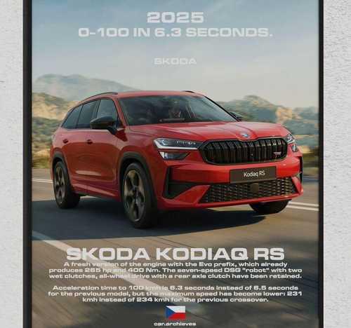 Постеры с Skoda Kodiaq RS