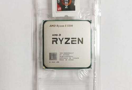 Процессор amd ryzen 5 5500 oem новый гар