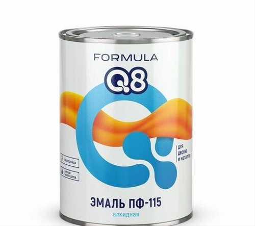 Эмаль пф-115 вишневая 0,9 кг (14) "formula Q8"