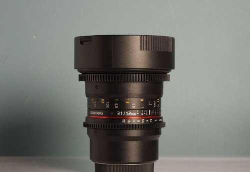 Samyang 12mm T3.1 ED AS Fish-eye Sony E