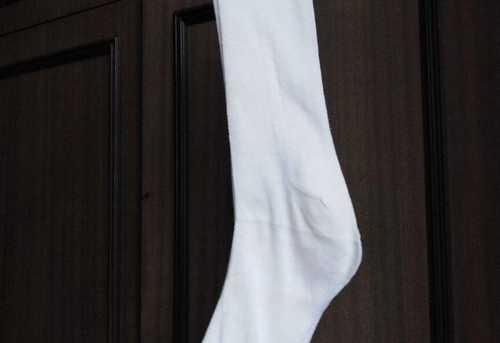 Новые носки белые высокие 37- 38-39
