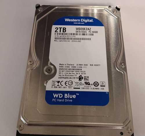 Жесткий диск WD blue 2TB