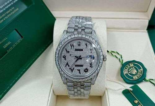 Часы Rolex datejust Arabic dial diamond