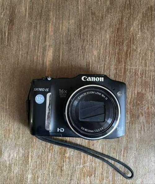 Компактный фотоаппарат canon sx160 is poweshot