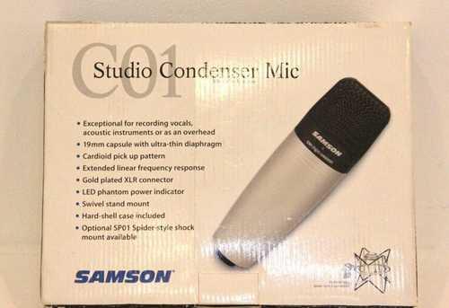 Студийный микрофон Samson C01U