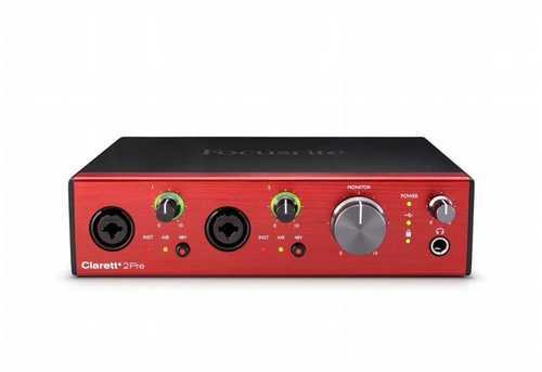 Focusrite Clarett+ 2Pre интерфейс, 10 входов/4 вых