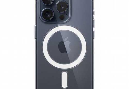 Чехол для iPhone 15 Pro Clear case с MagSafe (про