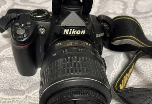 Зеркальный фотоаппарат nikon d3000 kit