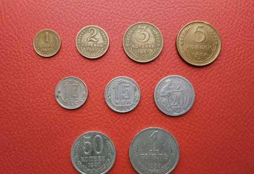 Монеты СССР, гкчп и России 1961-2015 (погодовка)