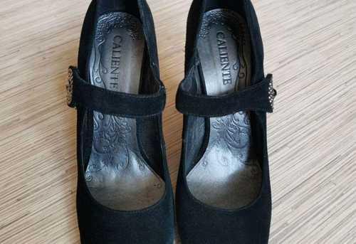 Туфли женские 40 размер натуральная замша