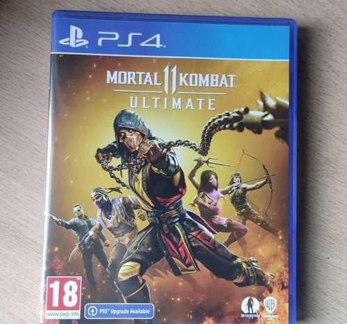 Диск mortal kombat 11 ultimate на ps4