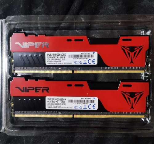 Оперативная память ddr4 16gb patriot viper