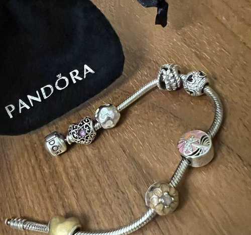 Серебряный браслет Pandora оригинал