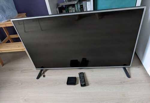 Телевизор 43 дюйма LG FullHD в комплект с Android