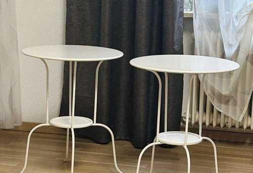 IKEA Lindved белый столик из металла. Икеа Редкий