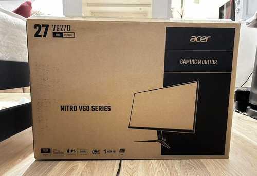 27" Монитор Acer Nitro VG270Sbmiipx черный