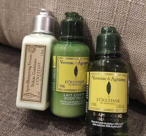 Шампунь бальзам и крем Loccitane verbena