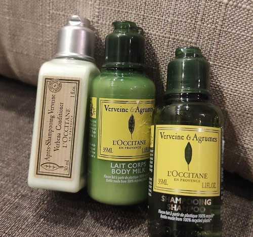 Шампунь бальзам и крем Loccitane verbena