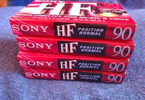 Аудио кассеты новые Sony HF 90