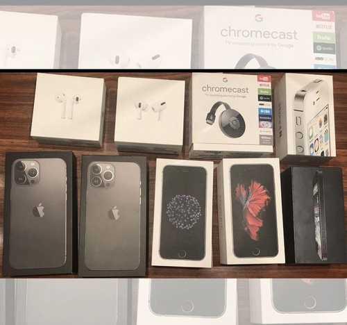 Пустые коробки от iPhone и iPad все оригинал