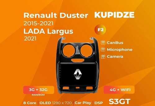 Магнитола S3GT Renault Duster 2015-21 8 ядер 3/32