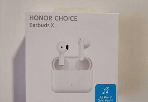 Наушники honor choice earbuds x