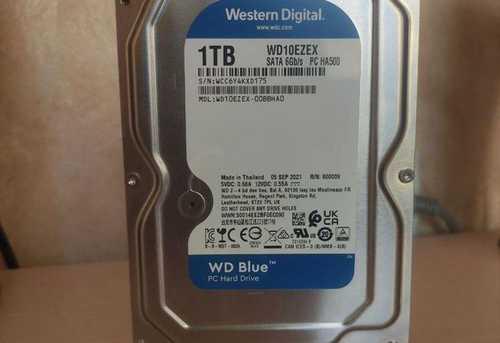Жёсткий диск Western Digital Blue WD10ezex 1Тб