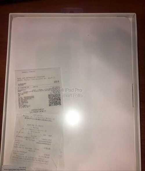 Коробка от чехла Apple smart folio iPad pro